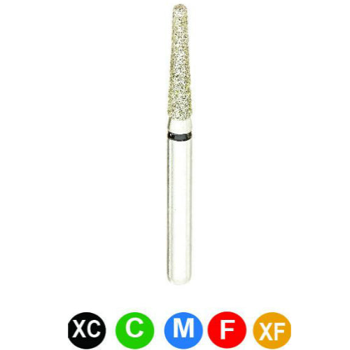 B5M 856/016 Dentalree Premium Multi-Use Diamond Burs-Round End Taper ...